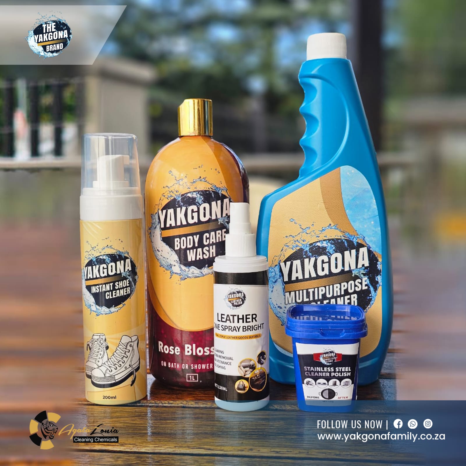 HOUSEHOLD CLEANING SUPPLIES – THE YAKGONA BRAND